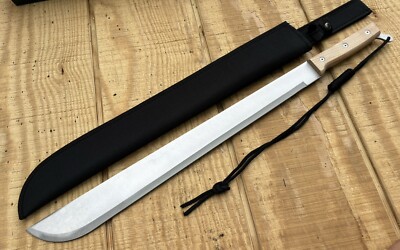 Classic Machete Wood Handle Extreme Heavy Duty 2lbs 6oz Full Size XL ...