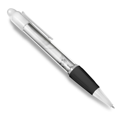 White Ballpoint Pen BW - Vintage Tea Cupcake Buns Art #39460 ...