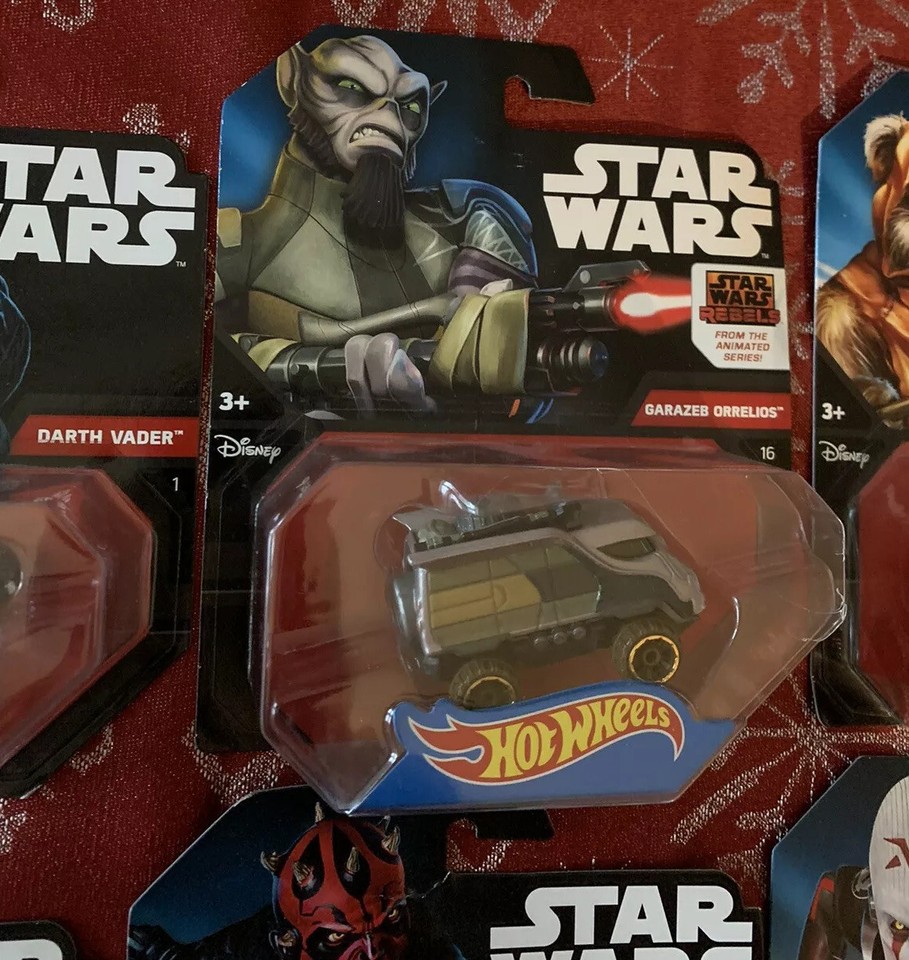 6 Hot Wheels Star Wars Inquisitor Kylo Ren Darth Vader Darth Maul ...