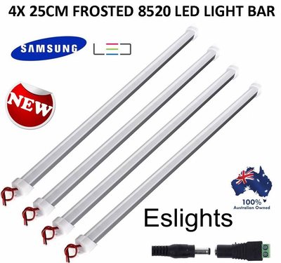 4X 25CM 8520 LED STRIP LIGHT BAR TOOL BOX WORK BENCH 4WD UTE CAR ...