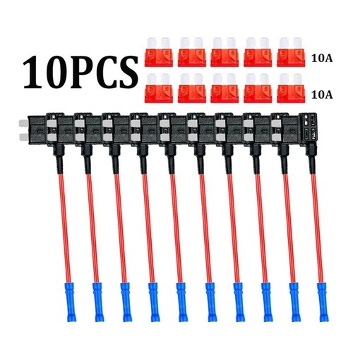 High Quality Fuse Holder 10pcs Standard TAP 10A Accessory Add-A-Circuit ...