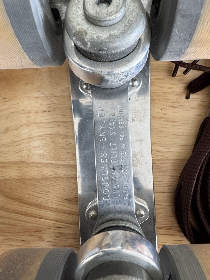 Douglas Snyder custom roller skate plates With Vanguard Wheels | eBay