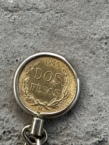Mexican Dos Pesos Gold Coin Pendant | eBay