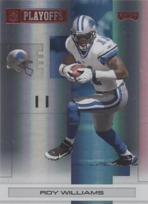 2007 Playoff NFL Playoffs - Roy Williams #33 Red Holofoil /125 for sale ...