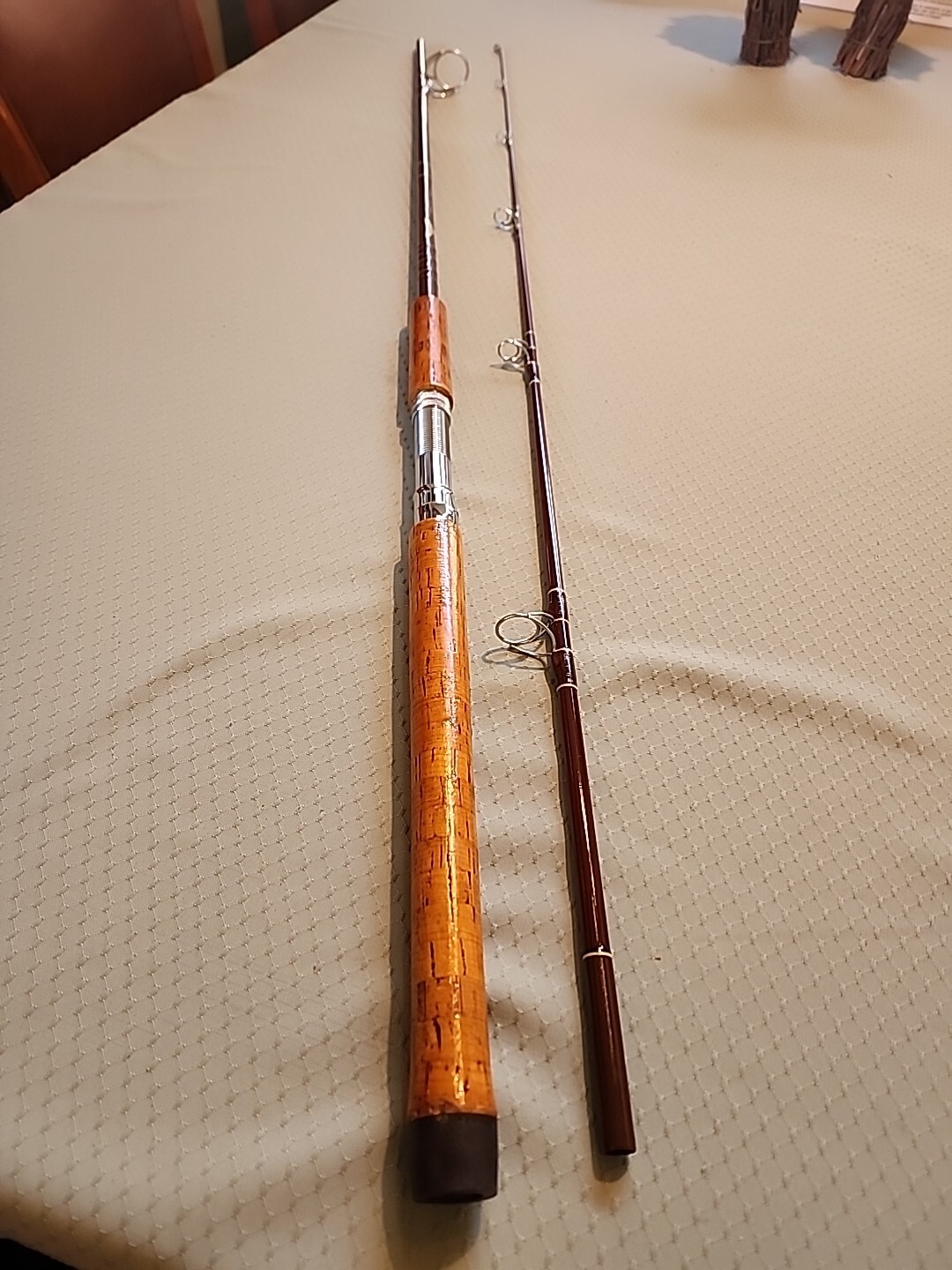 Fenwick PLS76 7 1/2’ 2 Piece Spinning Rod 8-15 Ib line. Mint Never ...