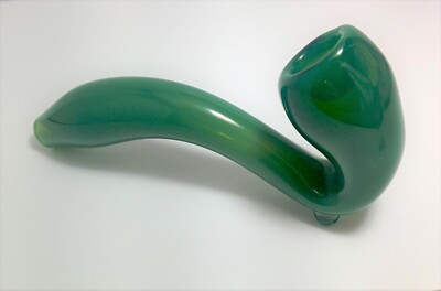 Glass Tobacco Smoking Pipe - Jade Standup Sherlock - Made in Colo, USA ...