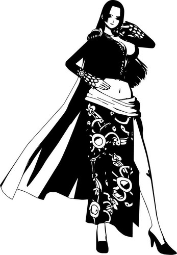 Boa Hancock One Piece decal sticker for car/truck laptop window custom ...