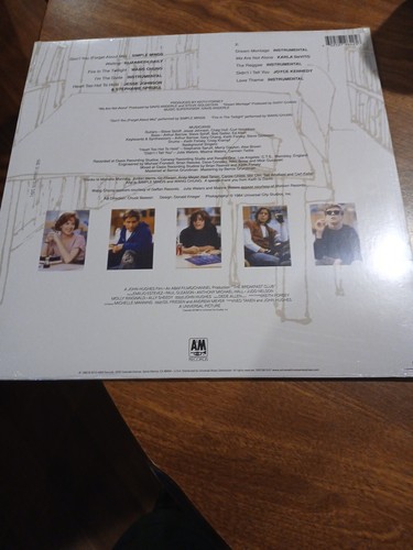 Breakfast Club [LP] by Original Soundtrack (Vinyl, Apr-2012, Universal ...