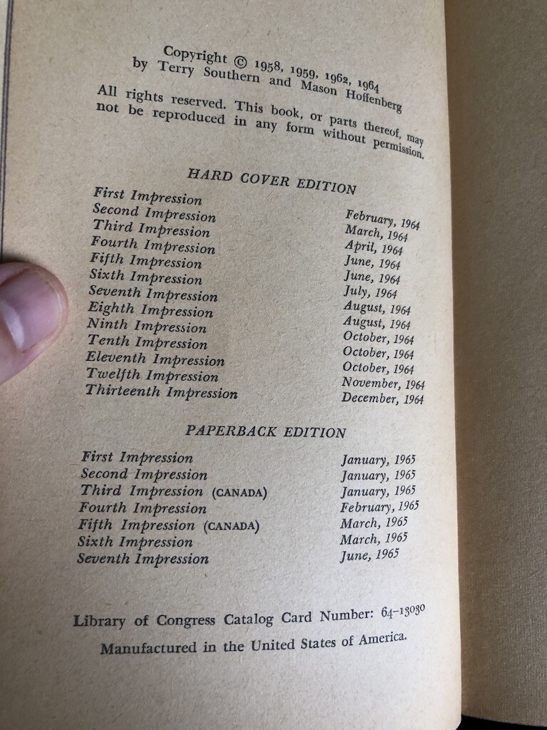 2 Books: Erotic Adventures of Fanny Hill (Cleland) & Candy (Southern ...