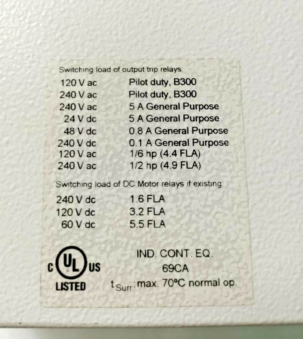 SIEMENS 7SD6101-5BB29-0BJ0/EE LINE-DIFFERENTIAL PROTECTION RELAY " FAST ...