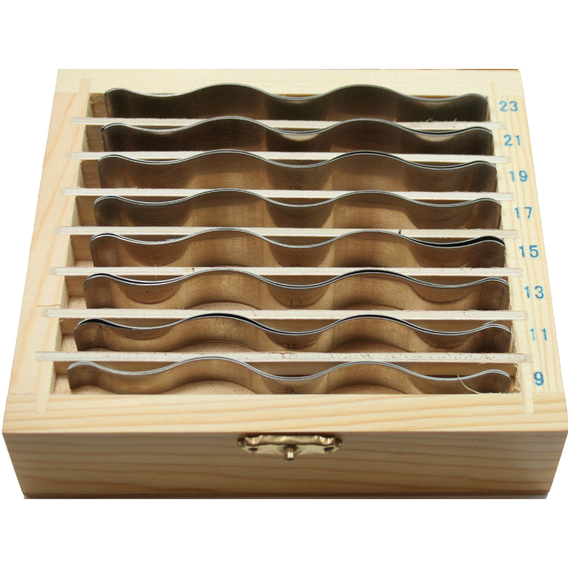 Wavy Parallel Set 8 Pairs 9 - 23mm x 2mm | eBay UK