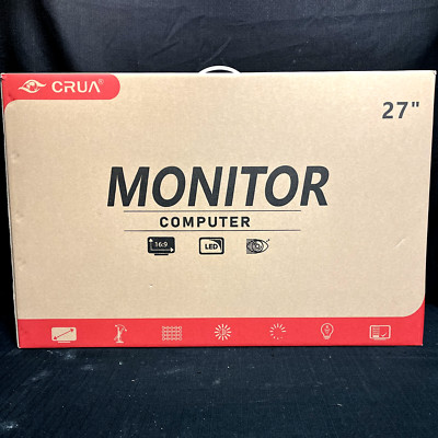 NEW CRUA/suevery 27" 180Hz Curved Monitor | eBay