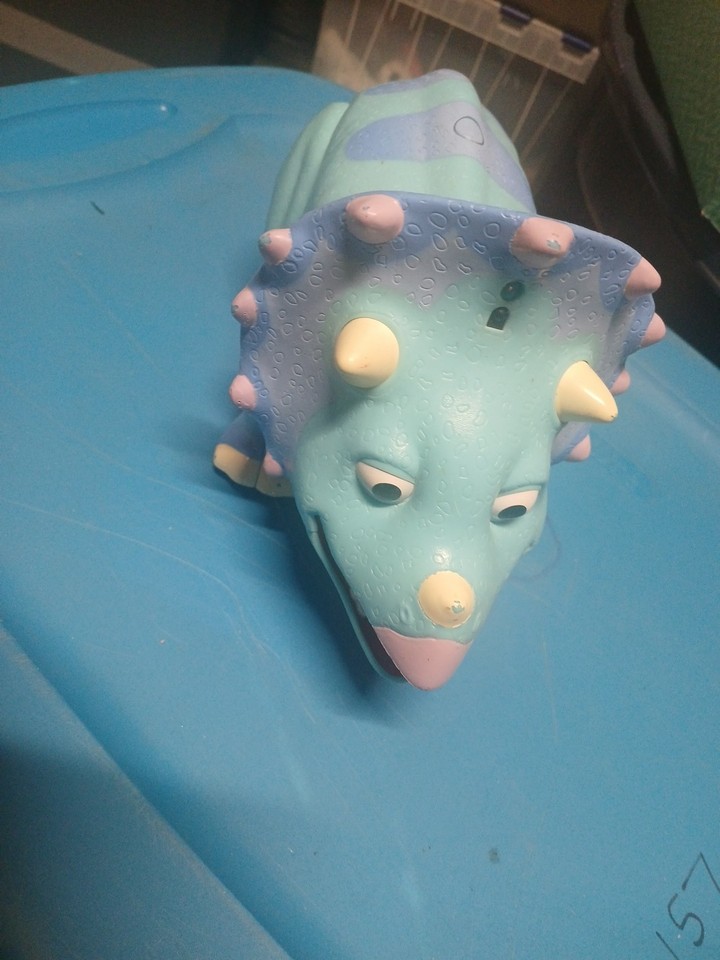 PBS Jim Hensen Dinosaur Train Tank Triceratops Interactive Talking Toy ...