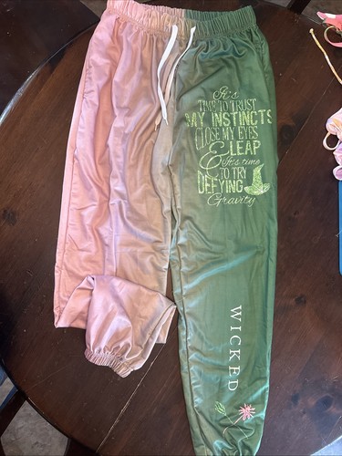 Women's Wicked Pants Loose Casual Gradient Sz Small Glinda Elphaba W ...