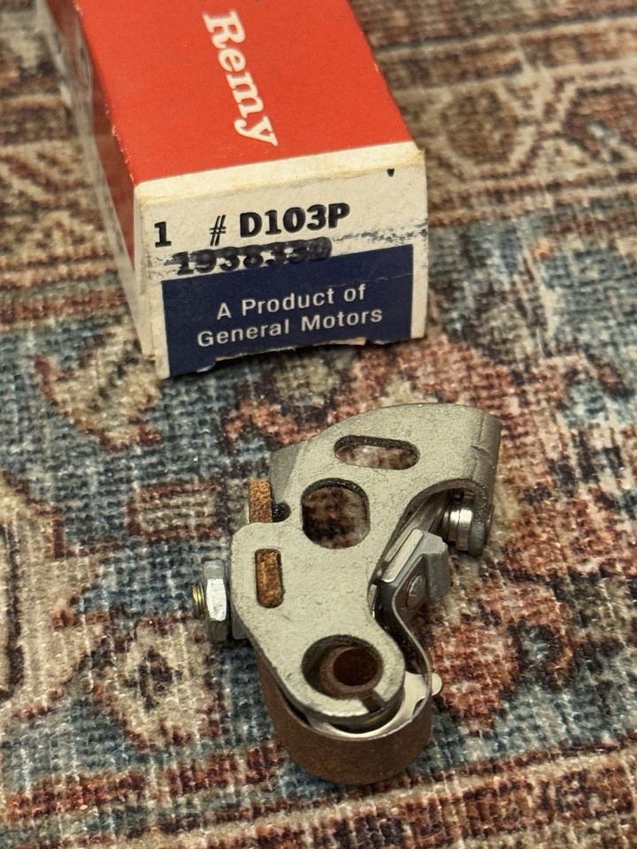 NOS Delco Remy Contact Set 1938330 D-103P 56-61 Corvette FI | eBay