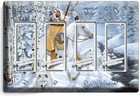 NATIVE AMERICAN INDIAN CHIEF WHITE HORSE WINTER LIGHT SWITCH OUTLET ...