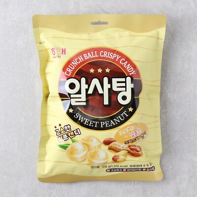 Korean HAITAI ALSATANG Sweet Peanut Candy 319g Made in Korea | eBay