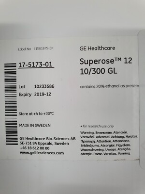 ITEM NO: COLUMNS 17-5173-01 Superose® 12 10/300 GL | eBay