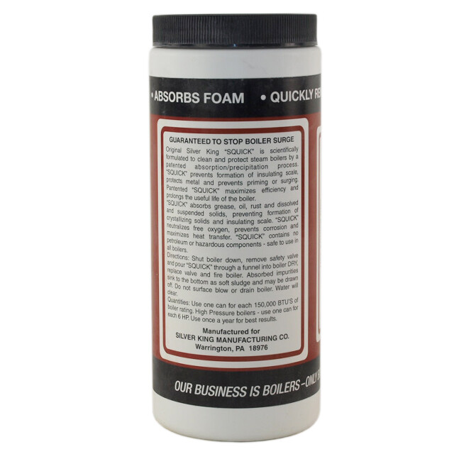 Silver King Squick Steam Boiler Cleaner/Inhibitor With Anti-Foam ...