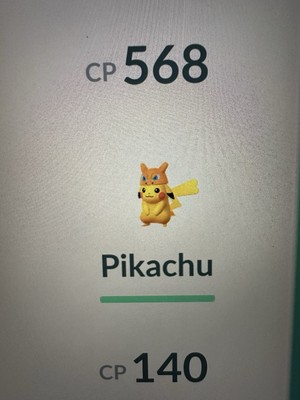 Pikachu ( Charizard Hat ) Pokemon Trade Go | eBay