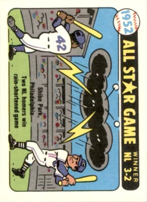 1981 LAUGHLIN ALL-STAR GAME - #1952 JACKIE ROBINSON & HANK SAUER ...