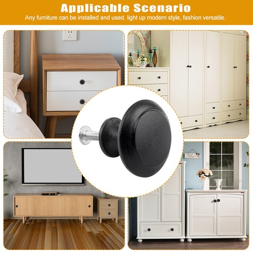 Circular Design For Drawer Bookcases With Screws Round Cabinet Handles ...