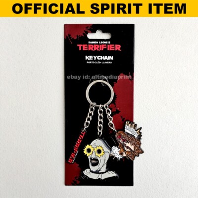 Terrifier Art The Clown Enamel Keychain Spirit Halloween Damien Leone ...