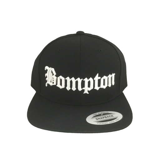 Bompton Classic Snapback Hat 3D Embroidered Adjustable Cap Yupoong ...