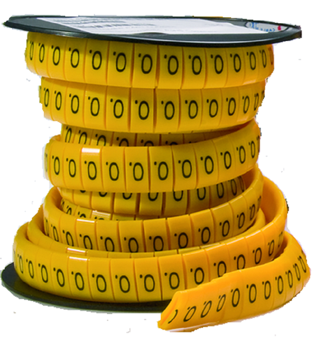 Critchley K-TYPE MARKER ROLL 500-Sleeves Elliptical Profile, Imprint “0 ...