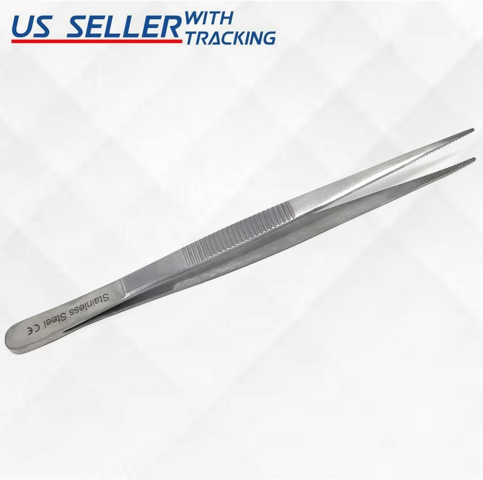 MICRO DISSECTING FORCEPS 4.5" CURVED SURGICAL INSTRUMENT | eBay