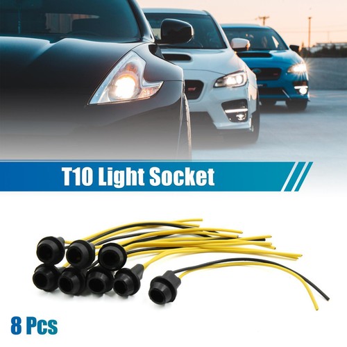 8pcs Car T10 Light Bulb Wire Harness Socket Holder Connector Adapter ...