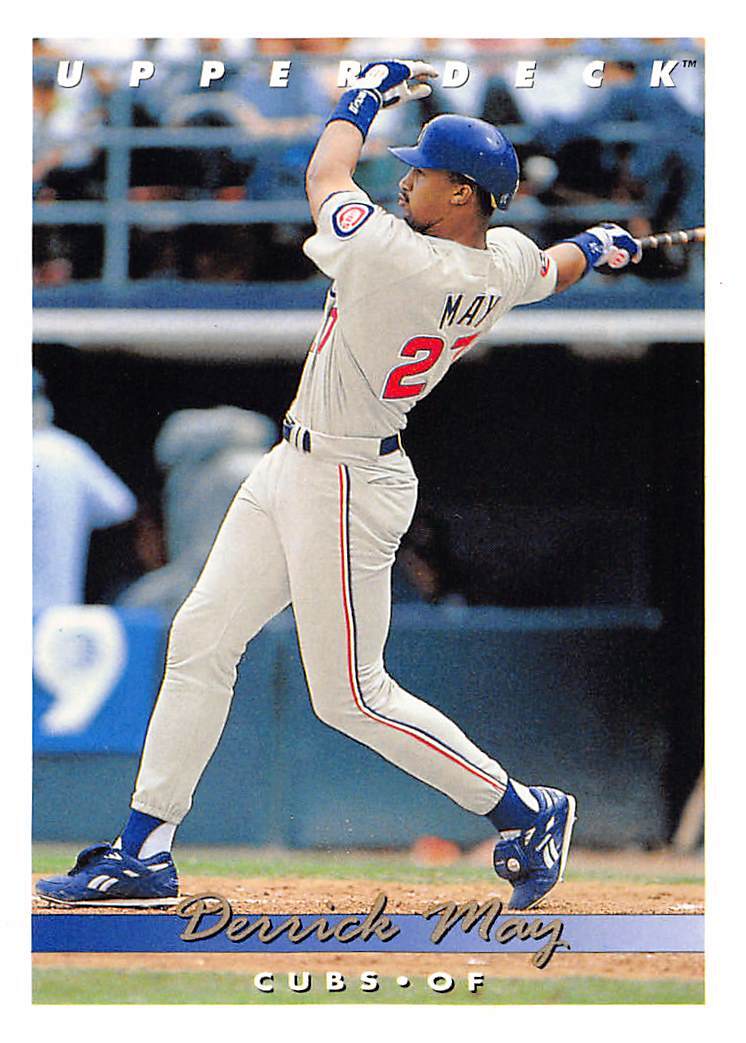 Derrick May 1993 Upper Deck 248 Chicago Cubs Baseball Card | eBay