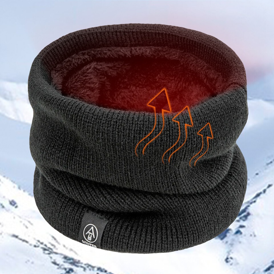 Knitted Neck Gaiter Women Men Face Cover for Skiing Cycling Outdoor ...