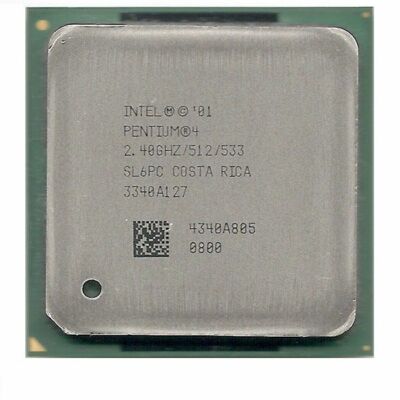 INTEL SL6PC PENTIUM 4 2.40GHz/512/533 PROCESSOR | eBay