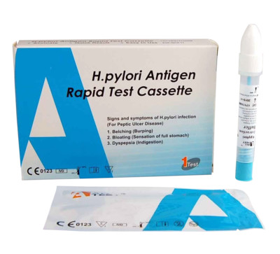 Helicobacter H Pylori Stomach Ulcer Test Kit- stool test NHS/GP CE BOX ...