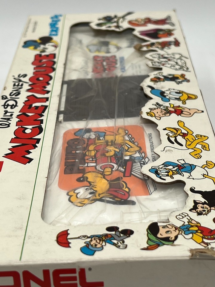 Lionel O Gauge Walt Disney's Mickey Mouse Express Pluto Boxcar #6-9668 ...