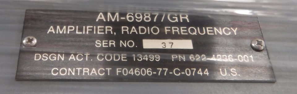 AM-6987/GR UHF AMP FOR GRC-171 622-4236-001 local pick up | eBay