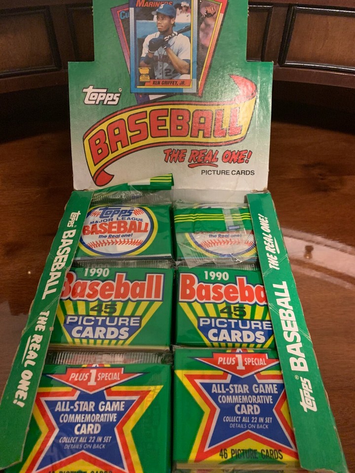 1990 Topps Baseball Rack Pack - One (1) Unopened Rack Pack (46) total ...