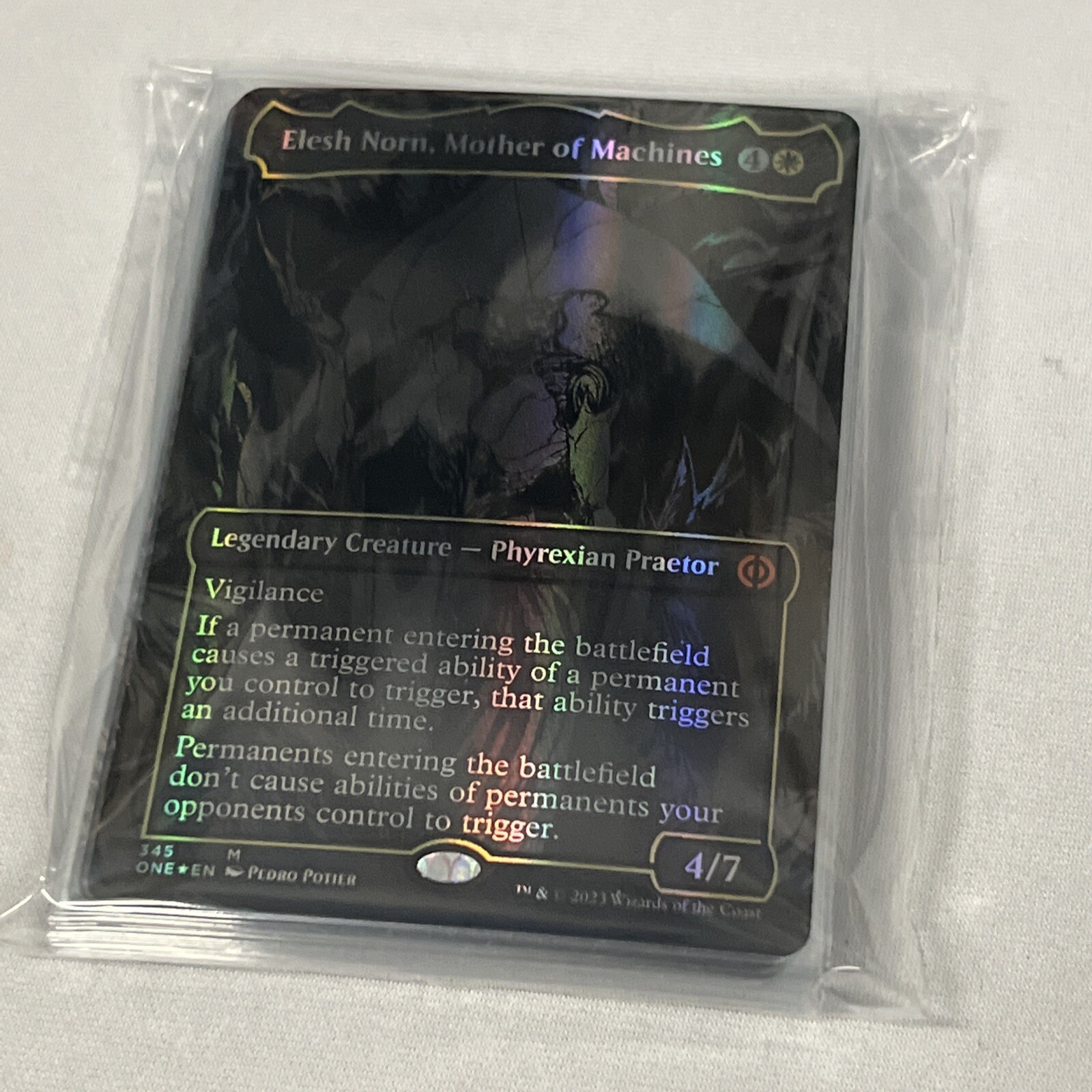 25 Cards: Complete Set Compleat Mythic Oil Slick Foil Raised ONE MTG 20 ...