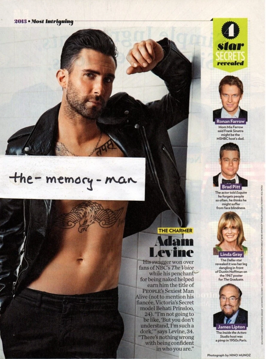 Adam Levine People Magazine Spread