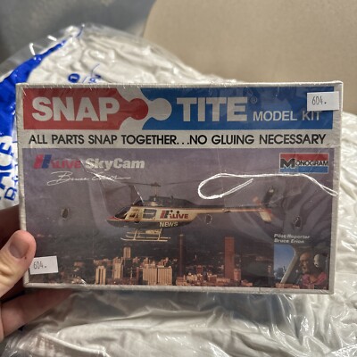 Monogram Snap-Tite 11 Alive Sky Cam Atlanta Jet Ranger 3 Helicopter ...