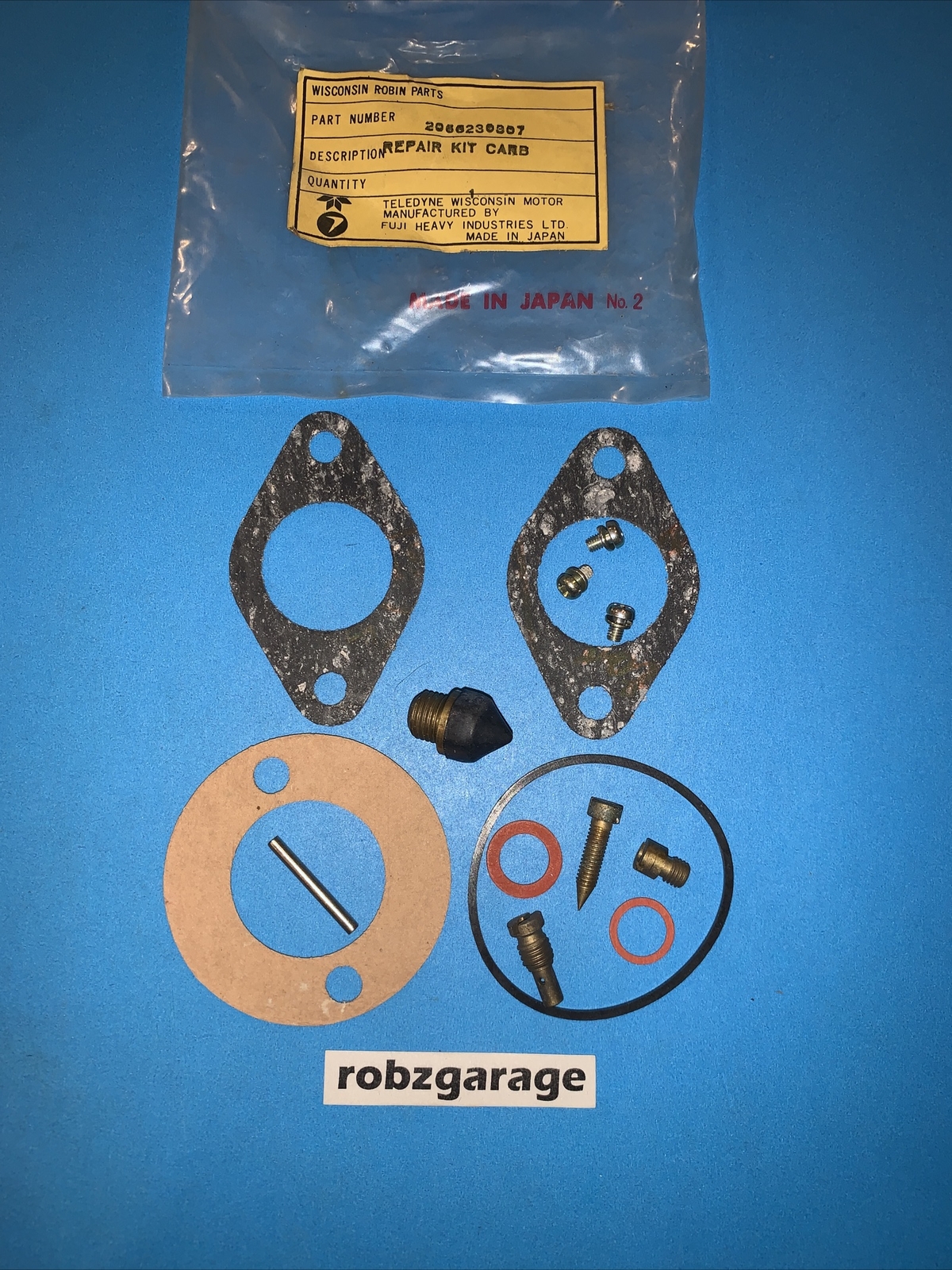 NEW OEM TELEDYNE WISCONSIN ROBIN CARBURETOR REPAIR KIT 2066230307 —B46 ...