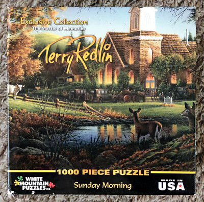 Sunday Morning Terry Redlin Jigsaw Puzzle White Mountain 1000 Pieces ...