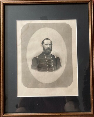 Major General John G. Foster Engraved Portrait by H. Wright Smith ...