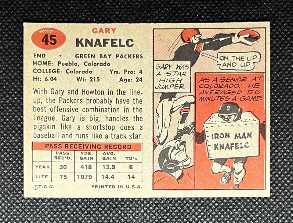 1957 Topps - Gary Knafelc #45 | eBay