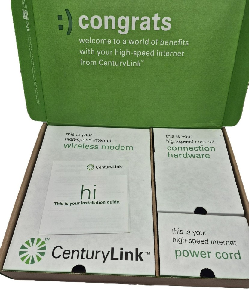 Qwest Century Link Approved Zyxel Q1000Z Wireless Modem Router Dual ...