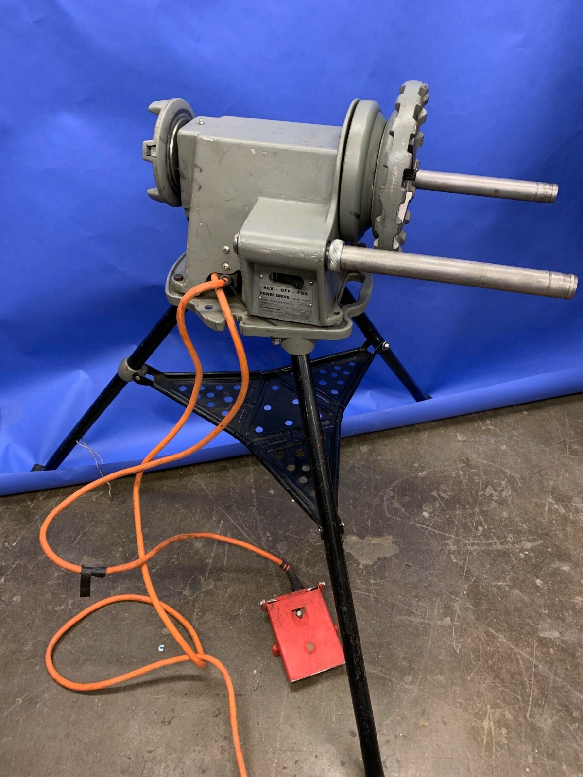 Pipe Threading Machine Toledo MODEL SQ50 D 57RPM Speed Power 1500W ...