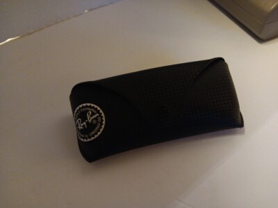 Ray Ban Sunglasses Case Black Silver Logo Glasses - CASE ONLY | eBay