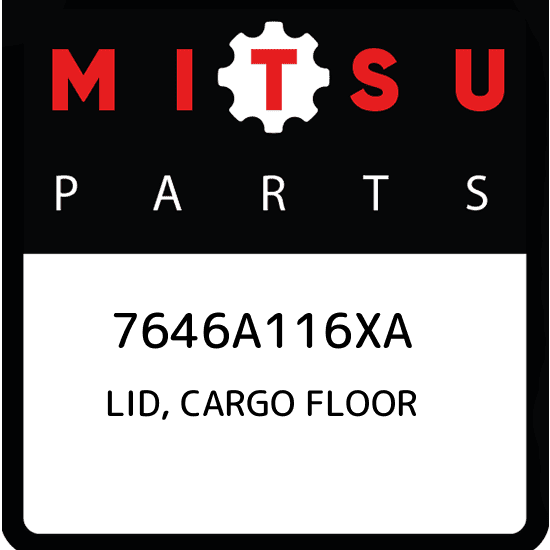 7646A116XA Mitsubishi Lid cargo floor 7646A116XA Genuine OEM Part for ...