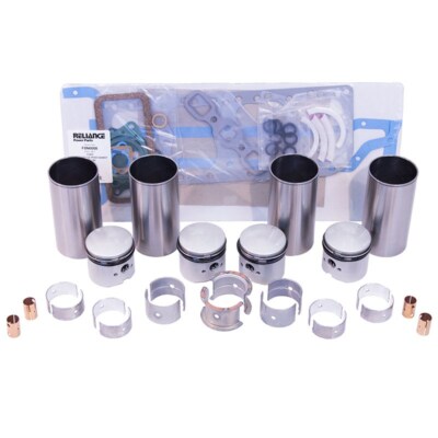 MAJOR Engine Kit Ford Tractor 8N 9N 120 w/.090" Sleeves+Pistons+Gaskets ...